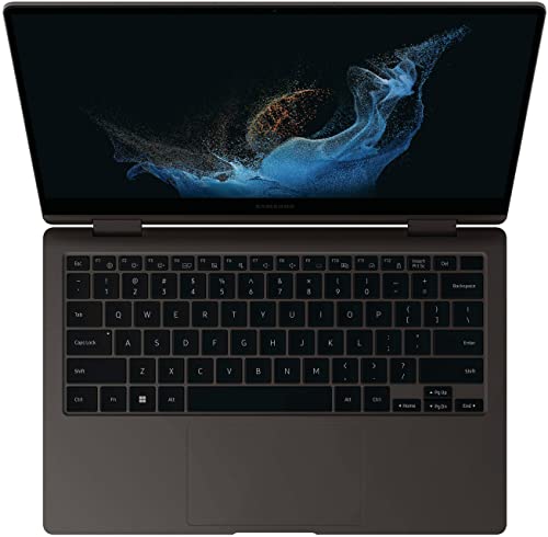 Samsung - Galaxy Book2 360 13.3" AMOLED Touch Screen Laptop - Intel 12th Gen Core i7 Evo Platform - 16GB Memory - 512GB SSD - Graphite