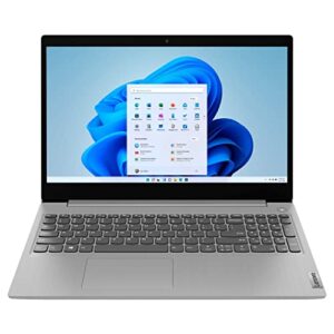 lenovo ideapad 3i 15.6″ fhd laptop, core i3-1115g4 up to 4.10 ghz, 8gb ddr4 ram, 256gb pcie ssd, hdmi, usb, wifi, keypad, sd card reader, webcam, fp reader, platinum gray, win 11