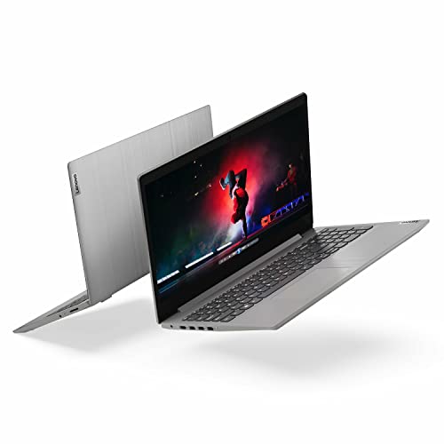 Lenovo IdeaPad 3i 15.6" FHD Laptop, Core i3-1115G4 up to 4.10 GHz, 8GB DDR4 RAM, 256GB PCIe SSD, HDMI, USB, WiFi, Keypad, SD Card Reader, Webcam, FP Reader, Platinum Gray, Win 11