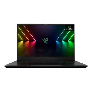 razer blade 15 gaming laptop: nvidia geforce rtx 3060 – 12th gen intel 14-core i7 cpu – 15.6” qhd 240hz – 16gb ddr5 ram – 1tb pcie ssd – windows 11 – cnc aluminum – chroma rgb – thunderbolt 4