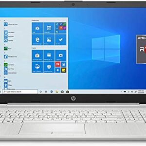 HP 2021 15.6'' HD Laptop PC AMD Dual-Core Ryzen 3 3250U 4GB DDR4 128GB SSD + 1TB HDD AMD Radeon Graphics USB-C HDMI WiFi AC RJ45 Bluetooth Webcam Fast Charge Windows 10 Home