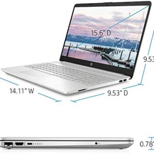 HP 2021 15.6'' HD Laptop PC AMD Dual-Core Ryzen 3 3250U 4GB DDR4 128GB SSD + 1TB HDD AMD Radeon Graphics USB-C HDMI WiFi AC RJ45 Bluetooth Webcam Fast Charge Windows 10 Home