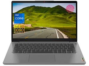 lenovo new ideapad 3 14inch fhd portable laptop, intel core i5-1135g7(quad-core, up to 4.2ghz), 12gb ram, 1tb pcie ssd, wifi 6, fingerprint reader, webcam, hdmi, card reader, win11, gm accessories