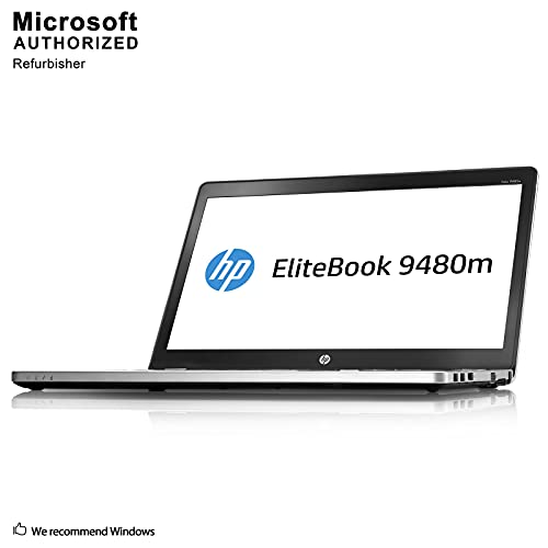 HP EliteBook Folio 9480M 14in Intel Core i5-4310U 2.0GHz 8GB 180GB SSD Windows 10 Professional (Renewed)