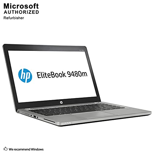 HP EliteBook Folio 9480M 14in Intel Core i5-4310U 2.0GHz 8GB 180GB SSD Windows 10 Professional (Renewed)