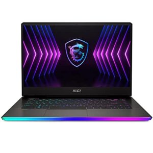 msi raider ge67hx 15.6″ oled qhd 240hz gaming laptop: intel core i7-12800hx rtx 3070 ti 16gb ddr5 1tb nvme ssd, usb-type c, thunderbolt 4, cooler boost 5, win11 pro: titanium blue 12ugs-013