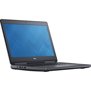 dell precision 7510 mobile workstation laptop, intel xeon e3-1505m v5, 32gb ddr4, 512gb solid state drive, windows pro 10 prm7510-33889