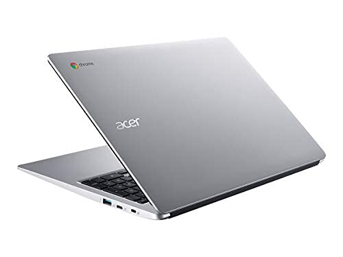 Acer 2022 Chromebook 315 15.6" Full HD 1080p IPS Touchscreen Laptop PC, Intel Celeron N4020 Dual-Core Processor, 4GB DDR4 RAM, 64GB eMMC, Webcam, WiFi, 12 Hrs Battery Life, Chrome OS, Silver