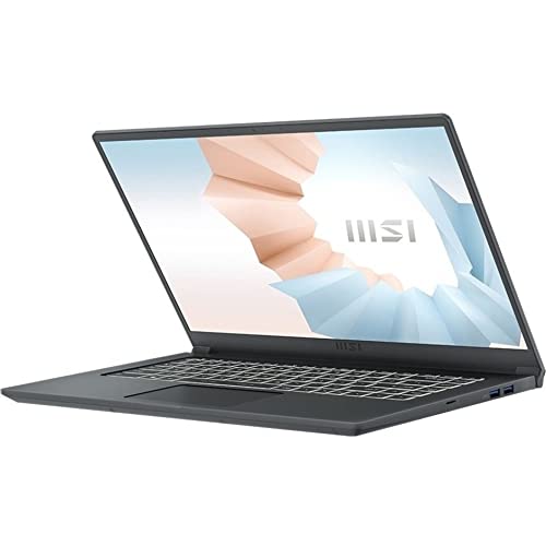 MSI Modern 15 15.6" Ultra Thin and Light Laptop AMD Ryzen 7-5700U UMA 8GB 512GB NVMe SSD Win10 - Carbon Gray (A5M-221)