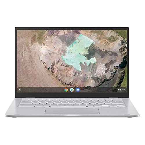 ASUS (Renewed) Chromebook 14 C425TA 14" FHD LED Laptop Computer, 8th Gen Intel Core m3-8100Y, 4GB RAM, 128GB eMMC, Online Class Ready, AC WiFi, Bluetooth, Chrome OS