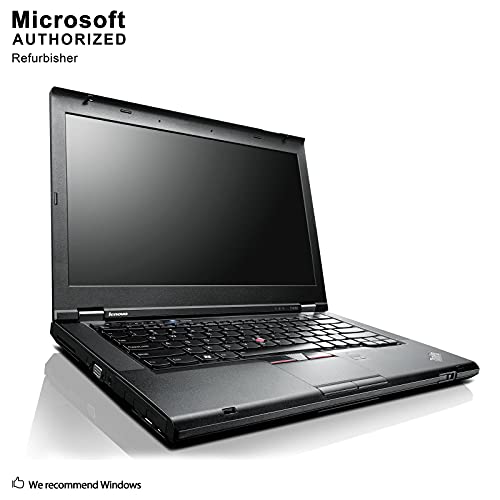 Lenovo Thinkpad T430 Business Laptop computer Intel i5-3320m up tp 3.3GHz, 8GB DDR3, 128GB SSD, 14in HD LED-backlit display, DVD, WiFi, USB 3.0, Windows 10 Pro (Renewed)