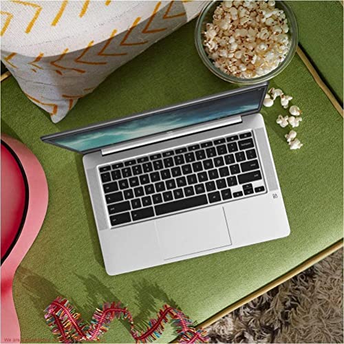 HP Chromebook 14a-na0052tg 14" HD (1366 x 768) Anti Glare, Intel Celeron N4120 Processor, Intel UHD Graphics 600, 4GB LDDR4 RAM, 64GB eMMC Storage, Wifi & Bluetooth Chrome OS, Mineral Silver (Renewed)