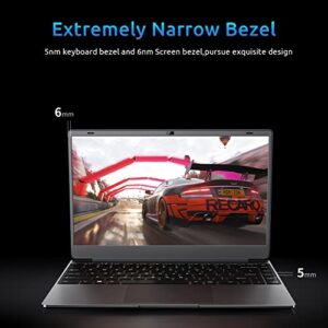 Bmax X14 Pro 14.1" Laptop AMD Ryzen 5 3450U (up to 3.5GHz) 8GB DDR4 512GB SSD Gaming Laptop 1920x1080 FHD Thin Traditional Computers Expandable 1TB SSD, HDMI, BT, USB3.0, 2.4G/5G WiFi