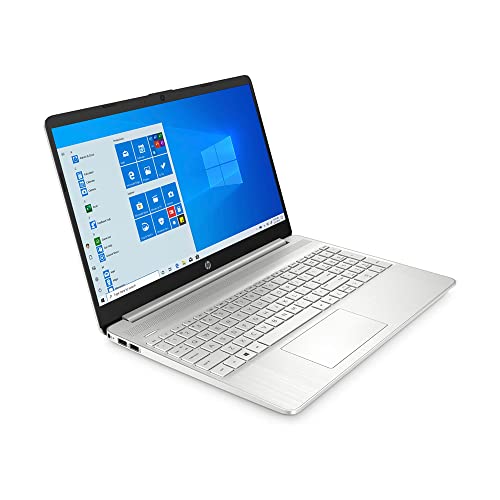 2022 HP 15.6" FHD Touchscreen Laptop Computer, Intel Core i5-1135G7 Processor, 32GB DDR4 RAM, 2TB SSD, Intel Iris Xe Graphics, HD Webcam, HD Audio, USB-C, Windows 11, Silver, 32GB SnowBell USB Card