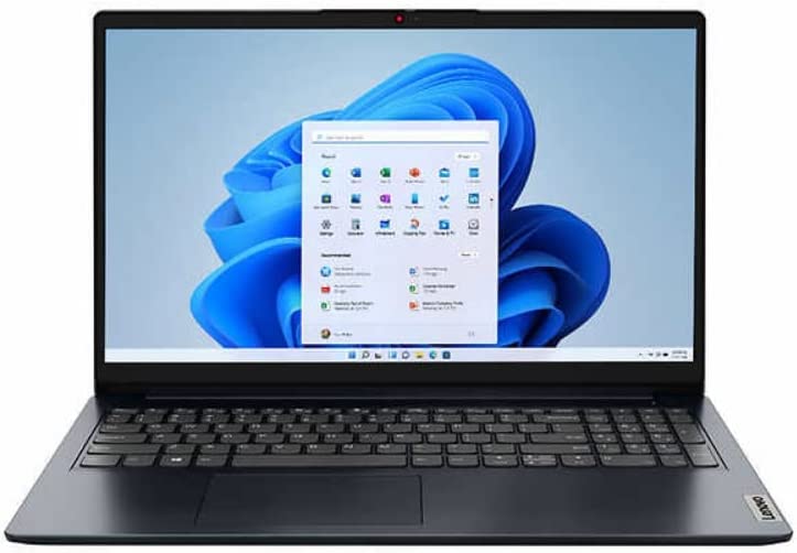 Lenovo IdeaPad 15.6" FHD Premium Laptop | Intel Pentium Silver N6000 Processor | Intel UHD Graphics | Windows 11 Home | Blue (Blue, 4GB RAM | 128GB SSD)