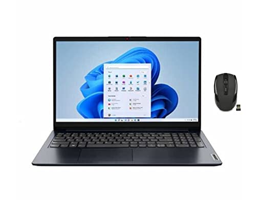 Lenovo IdeaPad 15.6" FHD Premium Laptop | Intel Pentium Silver N6000 Processor | Intel UHD Graphics | Windows 11 Home | Blue (Blue, 4GB RAM | 128GB SSD)