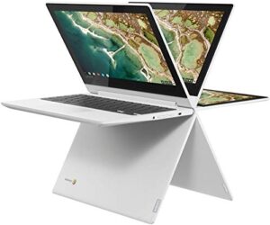 lenovo chromebook 2-in-1 convertible laptop, 11.6-inch hd (1366 x 768) ips display, mediatek mt8173c processor, 4gb lpddr3, 32gb emmc, chrome os, blizzard white, choose your emmc (81hy0001us)