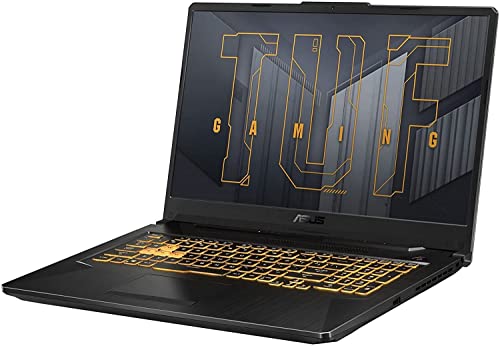 2022 Asus TUF FX706HE Gaming Laptop 17.3” 144Hz FHD Display Intel 6-Core i5-11260H 32GB DDR4 1TB NVMe SSD - NVIDIA GeForce RTX 3050Ti 4GB GDDR6 WiFi 6 - RGB Backlit Keyboard RJ45 Win 10 Pro