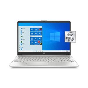 2021 hp 15.6″ hd led laptop pc, intel core i3-1005g1 processor, 8gb ram, 256gb ssd, wi-fi 5, hdmi, webcam, bluetooth, windows 10 s, natural silver, w/ ift accessories