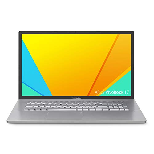 ASUS VivoBook 17 F712DA Thin and Light Laptop, 17.3” HD+, Intel Core i5-8265U Processor, 8GB DDR4 RAM, 128GB SSD + 1TB HDD, Windows 10 Home, Transparent Silver, F712DA-DB51