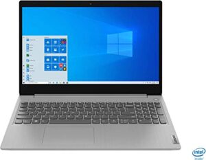 2020 lenovo ideapad 3 15 hd touch screen laptop, intel 10th gen dual-core i5-1035g1 cpu, 12gb ddr4 ram, 256gb pci-e ssd, webcam, wifi 5, bluetooth, windows 10 s platinum grey (renewed)