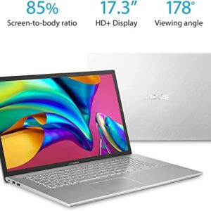 ASUS Vivobook X712 Laptop; 17.3" HD+ 1600x900; Intel i5-1035G1 4-Core; 12GB RAM, 1TB HDD; Intel UHD; Bluetooth, Win 11 Home S with 1YR Antivirus