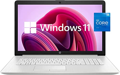 New 2022 HP 17.3" FHD IPS Display, 11th Gen Intel Core i5-1135G7(Beats i7-8500), Windows 11 Home, 8GB RAM, 512GB SSD, Wi-Fi 5, Bluetooth, HDMI, Webcam