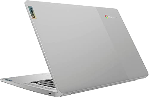 Lenovo Newest Chromebook 14" FHD Touchscreen Laptop for Business,Student, Octa-Core MediaTek MT8183, 4GB RAM, 64GB eMMC+64GB Card, WiFi, Webcam, 10+ Hours Battery, Chrome OS, Arctic Grey, TECL Bundle