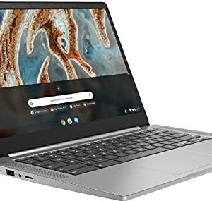 Lenovo Newest Chromebook 14" FHD Touchscreen Laptop for Business,Student, Octa-Core MediaTek MT8183, 4GB RAM, 64GB eMMC+64GB Card, WiFi, Webcam, 10+ Hours Battery, Chrome OS, Arctic Grey, TECL Bundle