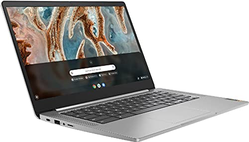 Lenovo Newest Chromebook 14" FHD Touchscreen Laptop for Business,Student, Octa-Core MediaTek MT8183, 4GB RAM, 64GB eMMC+64GB Card, WiFi, Webcam, 10+ Hours Battery, Chrome OS, Arctic Grey, TECL Bundle