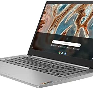 Lenovo Newest Chromebook 14" FHD Touchscreen Laptop for Business,Student, Octa-Core MediaTek MT8183, 4GB RAM, 64GB eMMC+64GB Card, WiFi, Webcam, 10+ Hours Battery, Chrome OS, Arctic Grey, TECL Bundle