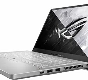 ASUS ROG Zephyrus 3060 Gaming Laptop, 14" FHD 144Hz, AMD Ryzen 7 5800HS Octa-Core up to 4.4GHz, GeForce RTX 3060, 24GB RAM, 1TB PCIe SSD, USB-C, WiFi 6, SPS HDMI Cable, Win 11 Home, Moonlight White