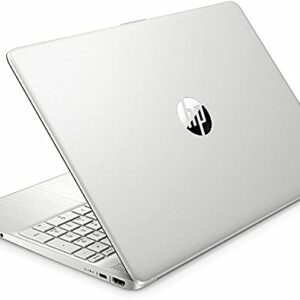 HP 2022 Newest 15.6 HD Micro-Edge Laptop，8-Cores AMD Ryzen 7 5700U(up to 4.3GHz), 16GB DDR4 RAM, 512GB PCIe SSD, Full-Size KB, WiFi 6, Bluetooth 5.2, HDMI, Windows 11, Silver, w/ 3in1 Accessories