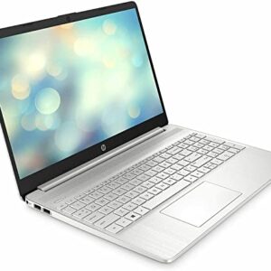 HP 2022 Newest 15.6 HD Micro-Edge Laptop，8-Cores AMD Ryzen 7 5700U(up to 4.3GHz), 16GB DDR4 RAM, 512GB PCIe SSD, Full-Size KB, WiFi 6, Bluetooth 5.2, HDMI, Windows 11, Silver, w/ 3in1 Accessories