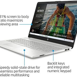 HP Laptop 15.6 HD Touchscreen for Business 2022, Intel Core i5-1135G7 (Beat i7-1065G7), 16GB RAM, 512GB SSD, Backlit Keyboard, HDMI, WiFi, Webcam, Windows 10 + CUE Accessories, Silver