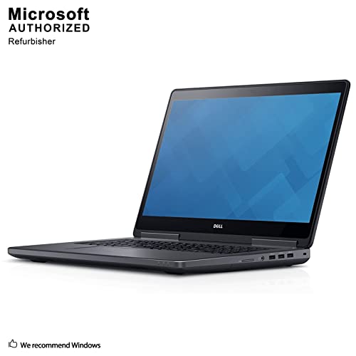 Dell Precision 7710 17.3inch FHD, Core i7-6820HQ 2.7GHz, 32GB RAM, 512GB SSD, Windows 10 Pro 64Bit, (Renewed)