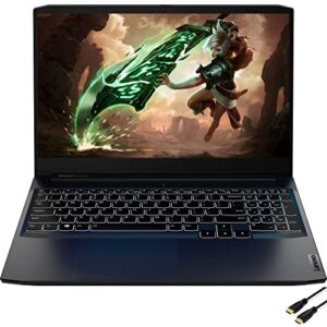 lenovo ideapad 3 15 gaming laptop, 15.6″ 120hz fhd display, nvidia geforce rtx 3050 ti 4gb gddr6, 6-core amd ryzen 5 5600h (beats i7-10750h), backlit kb, wireless-ax, windows 11 home(16gb|1024gb ssd)