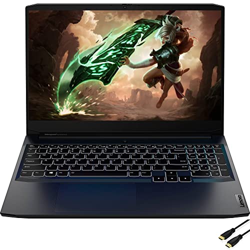 Lenovo Ideapad 3 15 Gaming Laptop, 15.6" 120Hz FHD Display, NVIDIA GeForce RTX 3050 Ti 4GB GDDR6, 6-Core AMD Ryzen 5 5600H (Beats i7-10750H), Backlit KB, Wireless-AX, Windows 11 Home(16GB|1024GB SSD)