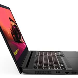 Lenovo 2022 IdeaPad Gaming Laptop 15.6" FHD IPS Screen 120Hz, 6-Core AMD Ryzen 5 5600H (Upto 4.2GHZ, Beat i7-10710U), 8GB RAM, 256GB SSD, GeForce RTX 3050 Ti 4GB, Backlit, WiFi 6,Win 11+MarxsolCable