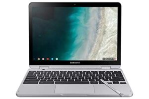 samsung chromebook plus v2, 2-in-1, 4gb ram, 32gb emmc, 13mp camera, chrome os, 12.2″, 16:10 aspect ratio, light titan (xe520qab-k01us)