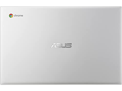 ASUS 2022 14" FHD Chromebook Laptop, Intel Core M3-8100Y Processor, 8GB RAM, 64GB eMMC Flash Memory, Backlit Keyboard, Intel Graphics, HD Webcam, Chrome OS, Silver, 32GB Snowbell USB Card