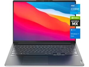 lenovo ideapad 5i pro laptop, 16″ qhd 2.5k ips display, intel core i5-11300h, geforce mx450, 8gb ram, 512gb ssd, ir camera, backlit keyboard, wifi 6, windows 11 home