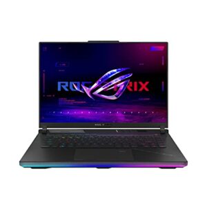 asus rog strix scar 16 (2023) gaming laptop, 16” nebula hdr qhd 240hz/3ms, 1100 nits, mini led, geforce rtx 4080, intel core i9-13980hx, 32gb ddr5, 1tb pcie, wi-fi 6e, windows 11 pro, g634jz-xs96