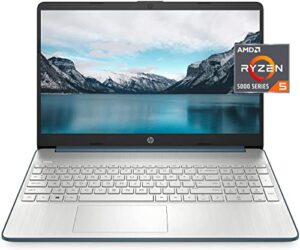 hp 15 business laptop computer, amd ryzen 5 5500u, 15.6″ fhd display, windows 11 pro, 16gb ram, 512gb ssd, sd card reader, fast charge, ac smart pin, 32gb durlyfish usb card