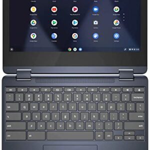 Lenovo Chromebook Flex 3 2-in-1 11.6" HD Touchscreen Laptop, MediaTek MT8183, 4GB RAM, 128GB Storage(64GB eMMC+MTC 64GB Flash Memory), 360° flip-and-fold, Chrome OS, Abyss Blue