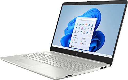 2022 HP Notebook 15 Laptop, 15.6" HD Display, Intel Celeron N4120 Processor, 8GB DDR4 Memory, 128GB SSD, Webcam, USB Type-C, RJ-45, HDMI, Long Battery Life, Windows 11 Home, Silver (Renewed)