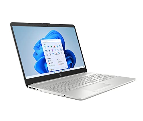 2022 HP Notebook 15 Laptop, 15.6" HD Display, Intel Celeron N4120 Processor, 8GB DDR4 Memory, 128GB SSD, Webcam, USB Type-C, RJ-45, HDMI, Long Battery Life, Windows 11 Home, Silver (Renewed)