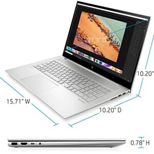 2022 HP Envy Laptop 17.3" FHD IPS Touchscreen 11th Intel i7-1165G7 Intel Iris Xe Graphics 32GB DDR4 1TB SSD WiFi 6 Fullsize Backlit Keyboard w/ Numpad and FP Reader Win 10 w/32GB USB