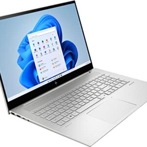 2022 HP Envy Laptop 17.3" FHD IPS Touchscreen 11th Intel i7-1165G7 Intel Iris Xe Graphics 32GB DDR4 1TB SSD WiFi 6 Fullsize Backlit Keyboard w/ Numpad and FP Reader Win 10 w/32GB USB