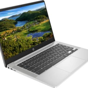 2022 Newest HP Chromebook Laptop, 14" HD Screen, AMD 3015Ce Processor, 4GB RAM, 32GB eMMC Flash Memory, Webcam, WiFi, Bluetooth, Fast Charge, Chrome OS, Mineral Silver (Renewed)